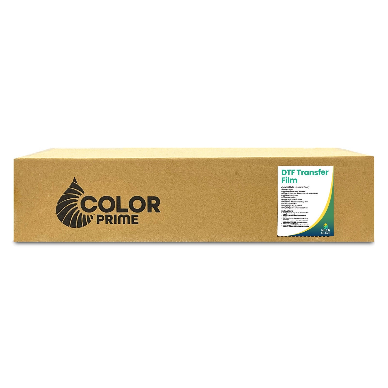 Color Prime Quick Glide DTF Film Sheets