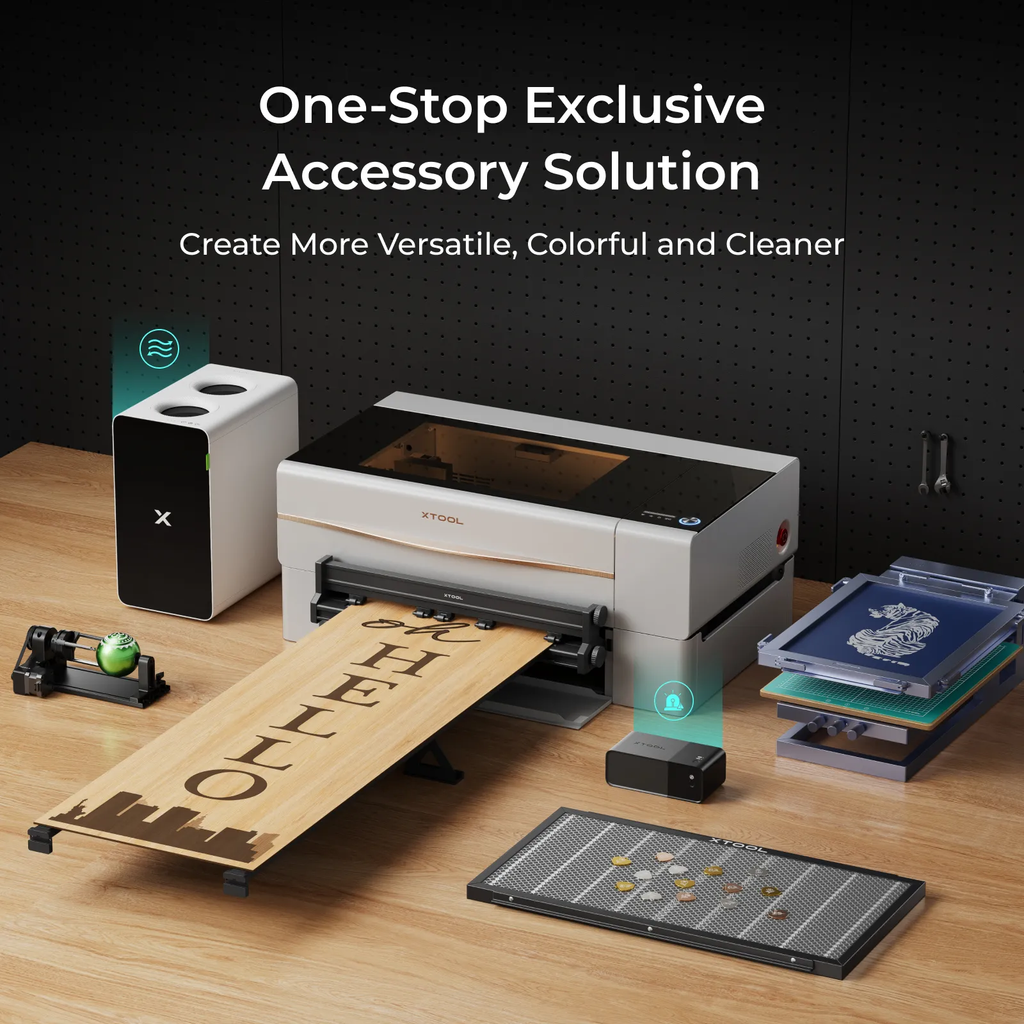 xTool P2S Laser Cutter | Cut Clear Acrylic in One Pass