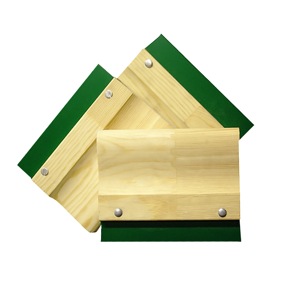 14" Width Wood Manual Screen Printing Squeegee (Complete)